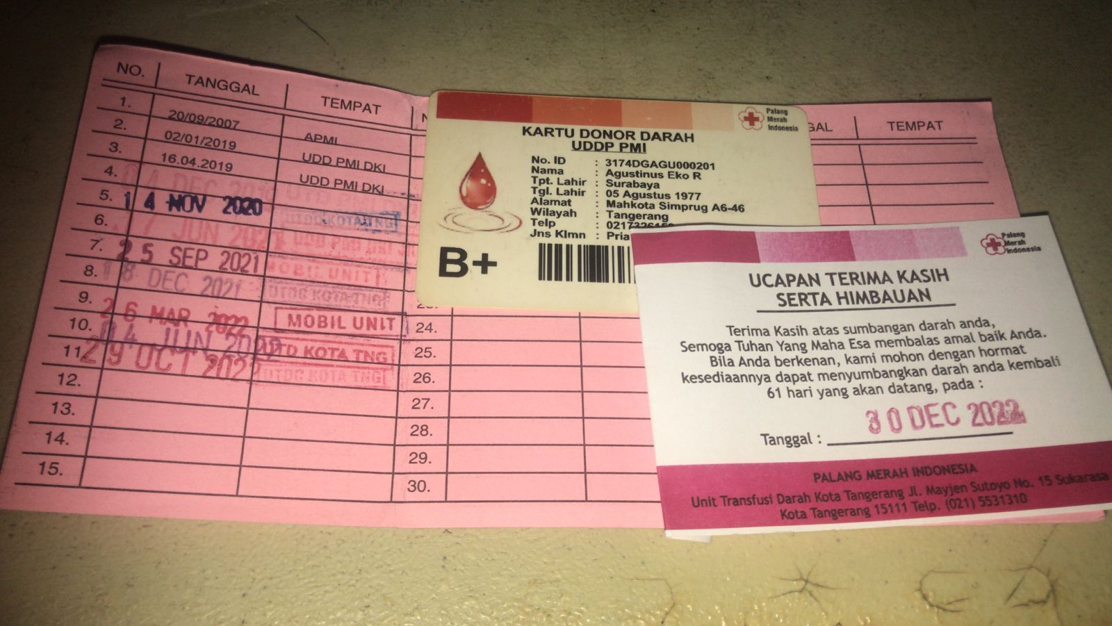 Donor Darah Lagi – jojoraharjo.com