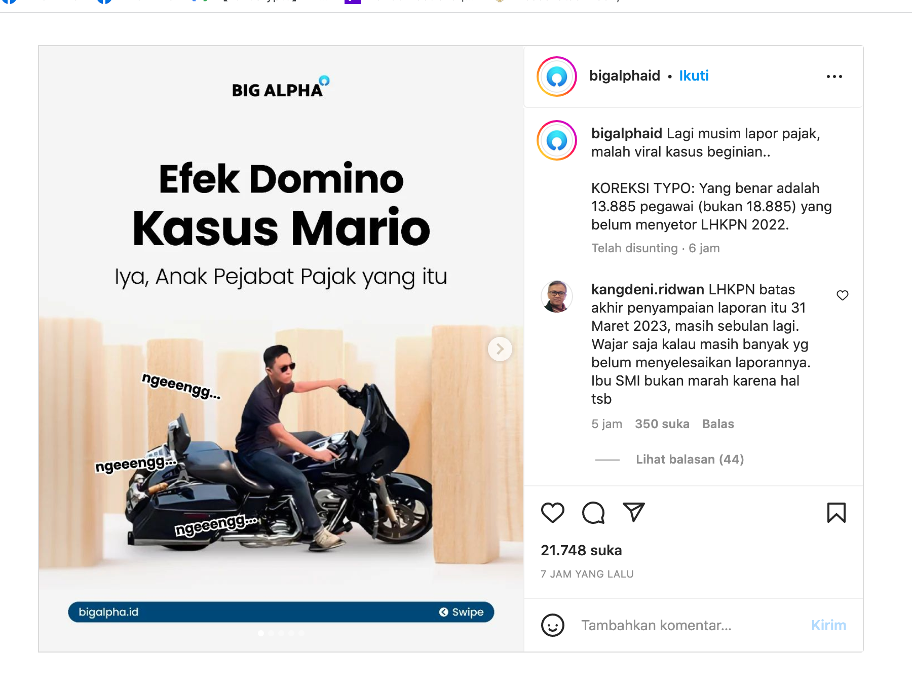 Mario, David, Agnes, Rafael, dan Krisis Komunikasi Handling ala DJP ...